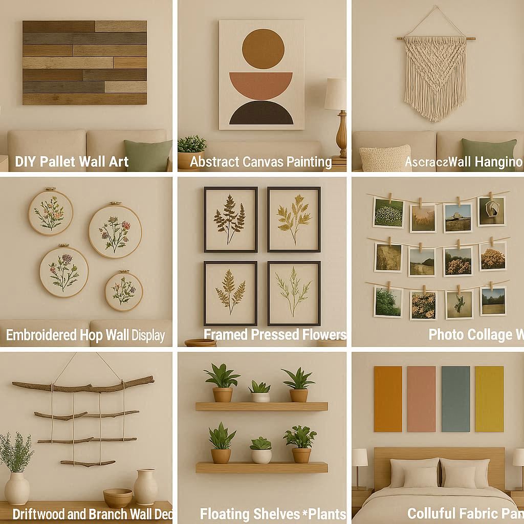 DIY Wall Art Projects to Refresh Your Space on a Budget - Gardeners Idea